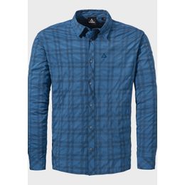 Sch&ouml;ffel SCH&Ouml;FFEL Herren Outdoorhemd "Hiking Shirt Style Yekuro MNS"0840, blau, Gr. 50, Oberstoff: 81% Polyester, 14% Nylon, 5% Elasthan, Hemden