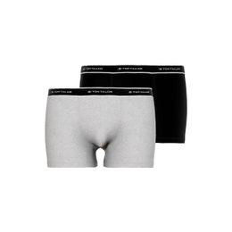 Tom Tailor Herren Boxershorts "Kentucky", Gr. 5, grau, Single Jersey, Obermaterial: 95% Baumwolle, 5% Elasthan, unifarben, Unterhosen, weich, bequem,