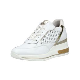 Nero Giardini Damen Sneaker "Nero Giardini Sneaker Leder", Gr. 38, wei&szlig;, Leder, Schuhe