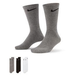 Funktionssocken Nike "U NK EVERYDAY LTWT CREW 3PR", Herren, Gr. L (42/45), multi, color, Obermaterial: 60% Baumwolle, 37% Polyester, 3% Elasthan, Socken, f&uuml;r sportive Aktivit&auml;ten und Fitness, d&auml;mpfende Eigenschaften