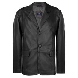 Lederjacke FELIX HARDY "Lederblazer", Herren, Gr. M, schwarz, 100% Lammleder, Jacken