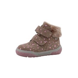 Lurchi Stiefel M&auml;dchen Gr&ouml;&szlig;e 24 dunkelbeige / rosa