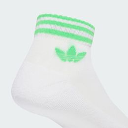 adidas originals Socken '3-Stripes Ankle 3 Pairs' Damen Gr&ouml;&szlig;e 37/39 blau / hellgr&uuml;n / rot / wei&szlig;