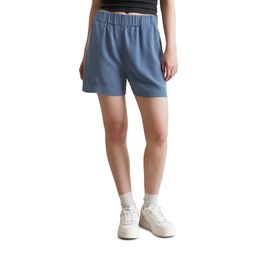 Marc O'Polo Damen Shorts "aus TENCEL Lyocell"cerulean blau, Gr. S, MARC O'POLO DENIM, unifarben, Obermaterial: 100% Lyocell, Hosen