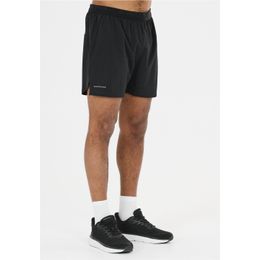 Shorts Endurance "Letic", Herren, Gr. S, US-Gr&ouml;&szlig;en, schwarz, 91% Polyester, 9% Elasthan, unifarben, kurz, Hosen Shorts, atmungsaktiv