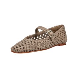 Melvin & Hamilton Damen Riemchenballerina "Melvin & Hamilton Ballerinas Leder", MELVIN & HAMILTON, Gr. 37beige, Leder, Schuhe