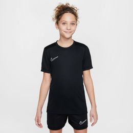 Trainingsshirt Nike "Nike Academy Big Kids' Dri-FIT Soccer Top", Jungen, Gr. L, schwarz, schwarz,, Obermaterial: 100% Polyester, Shirts, f&uuml;r Jugendliche, f&uuml;r Fu&szlig;ball, atmungsaktiv, schnelltrocknend