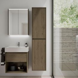 Burgbad Devio Hochschrank, 2 T&uuml;ren, HSZZ040RF7218,