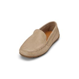 Marc O'Polo Mokassin MARC O'POLO "aus Velours-Rindleder", Herren, Gr. 43, dusty sand, Obermaterial: 100% Leder (Rind), unifarben, Schuhe Mokassin