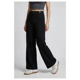 Stoffhose Only "ONLEVALY-LIKA LIFE HW WIDE PANT TLR", Damen, Gr. 36, L&auml;nge 32, schwarz, Obermaterial: 55% Polyamid, 38% Viskose, 7% Elasthan, unifarben, Hosen Stoffhose