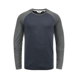 !Solid SOLID Herren Rundhalsshirt "Rundhalsshirt SDBastien", blau, Gr. XL, Obermaterial: 60% Baumwolle CO. 40% Polyester PES., Shirts