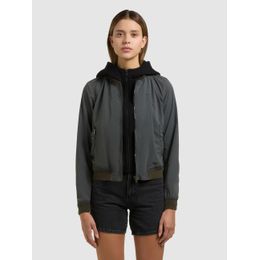 Khujo Damen Blouson "MEETS 2IN1"hazy teal gr&uuml;n, Gr. XL, Web, 100% Nylon, Jacken