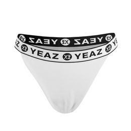 Bandeau-Bikini YEAZ "Bikini Bottom BAGATELLE", Damen, Gr. XXL, US, wei&szlig;, Obermaterial: 74% Nylon NY. 26% Elasthan EL., Badehosen