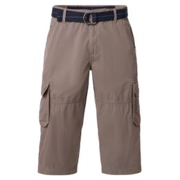 3/4-Hose Casamoda "Casamoda 3/4 - Shorts uni", Herren, Gr. 32, Normalgr&ouml;&szlig;en, braun (hellbraun), 100% Baumwolle, Hosen