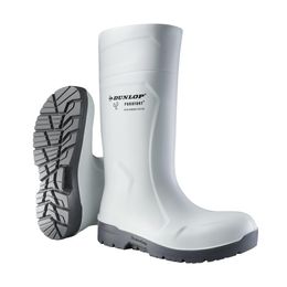 Sicherheitsstiefel Dunlop "Purofort HydroGrip safety" Gr. 36, wei&szlig;, 36, Obermaterial: 100% Textilmaterial TEXMAT., Schuhe