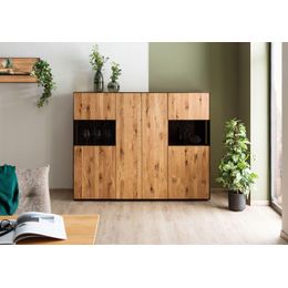 Highboard Wildeiche 177x45x140 natur ge&ouml;lt STARNBERG #02
