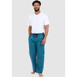 Lousy Livin Underwear Schlafhose LOUSY LIVIN "Pants Dots", Herren, Gr. M, EURO-Gr&ouml;&szlig;en, gr&uuml;n, blau, 100% Baumwolle, Hosen Schlafhose, mit lockerem Schnitt