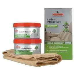 Nigrin Performance Leder-Pflegeset Seife+Balsam (2x 250ml) 73170 Lederreiniger