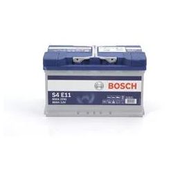 Bosch Starterbatterie S4E EFB 12V, 80AH, 800A 0 092 111 12V 80Ah f&uuml;r ALFA ROMEO VW SEAT MINI LAND ROVER FIAT AUDI TOYOTA BMW NISSAN LR018608 000915105