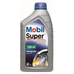 Mobil SUPER 1000 X1 15W-40 [1L] 150559 Motor&ouml;l f&uuml;r BMW ALFA ROMEO OPEL AUDI VW RENAULT CITROEN PEUGEOT FIAT LANCIA SEAT ZASTAVA ROVER MITSUBISHI TOYOT