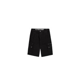 Herren Shorts "Alpha Short", schwarz, Gr. 34, Alpha Industries, Obermaterial: 100% Baumwolle, Hosen