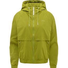 Outdoorjacke Ragwear "Anndra", Damen, Gr. L (40), gr&uuml;n (pistazie), Obermaterial: 100% Polyester. Innenfutter: 100% Polyester, l&auml;ssig geschnitten h&uuml;ftlang, hoch geschlossener Ausschnitt, &Auml;rmel ohne &Auml;rmelschlitz elastischer Bund mit Windstopper, Jacken Outdoorjacke, &Uuml;bergangsjacke mit verstellbarer Kapuze