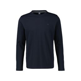 Longsweatshirt Lerros "Longsleeve in Grossen Gr&ouml;ssen", Herren, Gr. 5XL, classic navy, 100% Baumwolle, Sweatshirts