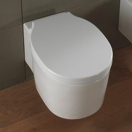 Scarabeo Bucket Wand-WC, 8812CLBK,