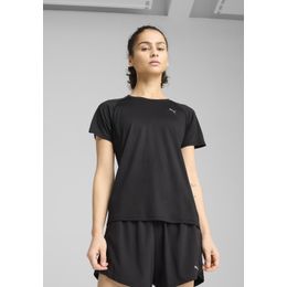 Laufshirt Puma "W RUN VELOCITY TEE (POLY)", Damen, Gr. L, Puma schwarz, Web, Obermaterial: 100% Polyester, unifarben, regular fit normal, Rundhals, Shirts Laufshirt, ergonomische Schnittf&uuml;hrung, kurze &Auml;rmel, sportliches T-Shirt