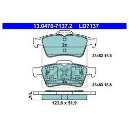ATE Bremsensatz-Vorderachse SG00000CX8 Bremsensatz, Scheibenbremse vorne hinten rechts links bel&uuml;ftet 300mm f&uuml;r RENAULT NISSAN 7701206747 8200244108 8