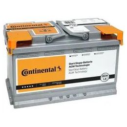 Continental AGM 12V, 80 Ah, 800 A 2800012007280 Starterbatterie 12V 80Ah 800A f&uuml;r VW KIA LAND ROVER AUDI MERCEDES-BENZ JAGUAR PORSCHE VOLVO OPEL BMW N