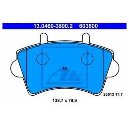 ATE Bremsensatz-Vorderachse SG00000D1P Bremsensatz, Scheibenbremse vorne hinten rechts links bel&uuml;ftet 305mm f&uuml;r RENAULT VAUXHALL NISSAN OPEL 770031410