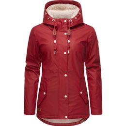 Ragwear Damen Regenjacke "Marge", rot, Gr. M, Obermaterial: 100% Polyester. Futter: 100% Polyester. Wattierung: 100% Polyester, Jacken, warm
