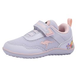 Sneaker Kangaroos "K-BFI ROOTS EV", M&auml;dchen, Gr. 23, galactic lila, bee happy, Mesh, Synthetik, Schuhe Sneaker