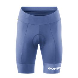 Fahrradhose Gonso "Essential Shorts Kit W", Damen, Gr. 42, Normalgr&ouml;&szlig;en, aquablau, 78% Polyamid, 22% Elasthan, Hosen Fahrradhose, Formbest&auml;ndig, strapazierf&auml;hig, hohe Bewegungsfreiheit