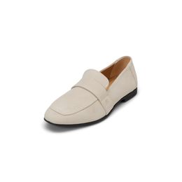 Marc O'Polo Loafer MARC O'POLO "aus weichem Velours-Rindleder", Damen, Gr. 42, grau silk, Obermaterial: 100% Leder (Ziege), unifarben, Schuhe Loafer