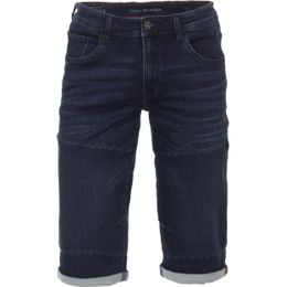 3/4-Hose Casamoda "Casamoda 3/4 - Jeans uni", Herren, Gr. 33, Normalgr&ouml;&szlig;en, blau (dunkelblau), 90% Baumwolle, 9% Polyester, 1% Elasthan, Hosen