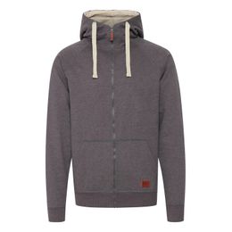 Kapuzensweatjacke Blend "Kapuzensweatjacke BHSpeedy", Herren, Gr. L, grau (pewter mix), Obermaterial: 70% Baumwolle CO. 30% Polyester PES., Sweatjacken