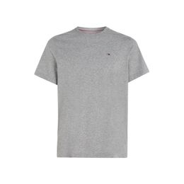 Tommy Jeans Herren T-Shirt "TJM ESSENTIAL SOLID", grau, Gr. XXL, meliert, Jersey, Obermaterial: 100% Baumwolle, Shirts, mit Rundhalsausschnitt und