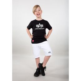 M&auml;dchen Sweatshorts "Basic Jogger Short SL Kids", wei&szlig;, Gr. 14, Alpha Industries, Obermaterial: 80% Baumwolle, 20% Polyester, Hosen