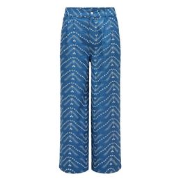 Salsa Jeans ChinoHosen High Rise Damen Gr&ouml;&szlig;e 38 blau