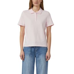 Poloshirt s.Oliver, Damen, Gr. 42, rose, Piqu&eacute;, Obermaterial: 95% Baumwolle, 5% Elasthan, unifarben, regular fit normal, ohne Ausschnitt, Shirts, mit Piqu&eacute;-Struktur