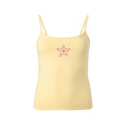 Hollister Top Damen Gr&ouml;&szlig;e M apricot / pink