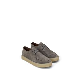 Marc O'Polo MARC O'POLO Damen Schn&uuml;rschuh "Zen", Gr. 47dunkelgrau, Veloursleder, unifarben, Schuhe, Halbschuh, Freizeitschuh, Sneaker mit Memory Foam