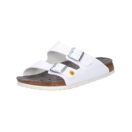 Jungen Sandale "Arizona ESD", BIRKENSTOCK PROFESSIONAL, Gr. 44, wei&szlig;, Obermaterial: 100% sonstige Fasern AF., Schuhe