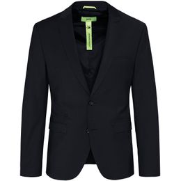 Cinque Herren Baukastensakko "CICASTELLO", schwarz, Gr. 94, unifarben, Obermaterial: 53% Polyester, 43% Schurwolle, 4% Elasthan, Sakkos, Slim-Fit