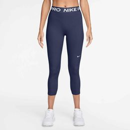 Trainingstights Nike "W NP DF 365 MR TIGHT USM", Damen, Gr. L, N-Gr, midnight navy, Obermaterial: 78% Polyester, 22% Elasthan, Hosen, schnell trocknendes Material, atmungsaktiv, leicht und dehnbar