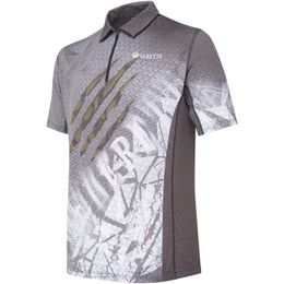 Beretta Poloshirt Rush Scratch Black & Green Stone (Gr&ouml;&szlig;e: L)