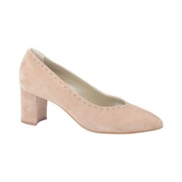 dirndl + bua Ziegenvelours-Pumps Beige (Gr&ouml;&szlig;e: 40)