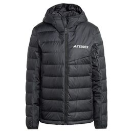 adidas terrex Outdoorjacke 'Multi Light Down Hooded' Damen Gr&ouml;&szlig;e M/L schwarz / wei&szlig;